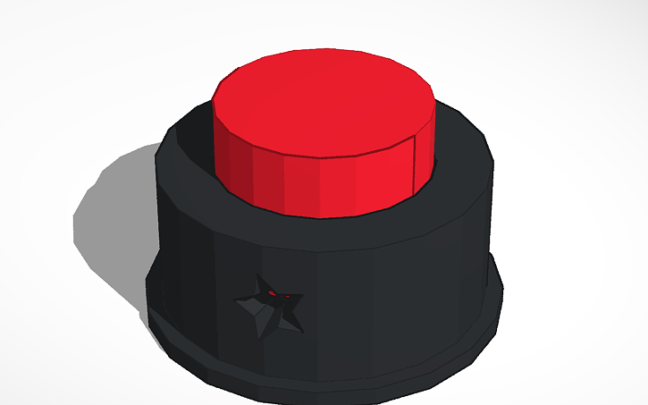 3D design Basılabilir Buton/Push Button - Tinkercad