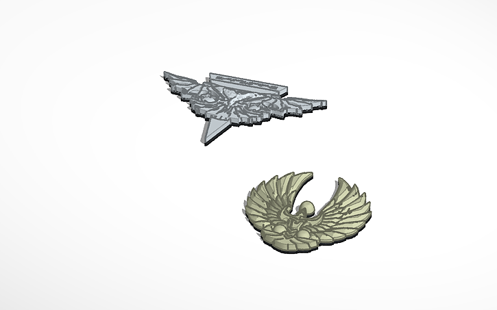 3D design Star Trek Insignia Romulan Insignia - Tinkercad