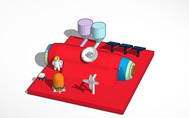 3D design mars base | Tinkercad