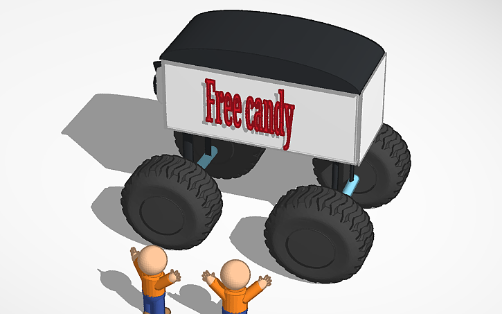 3D design Free candy machine - Tinkercad