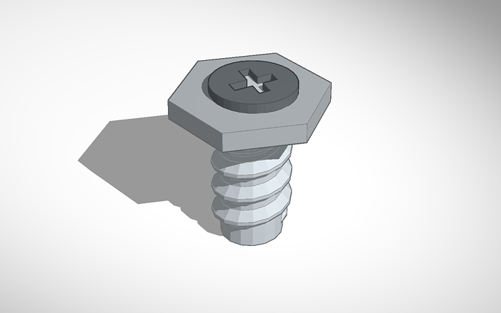 3D design Tuerca+Tornillo - Tinkercad