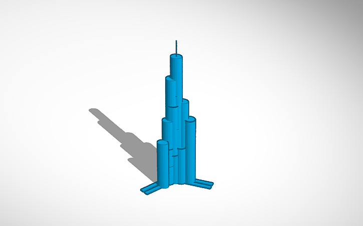 3D design Burj Khalifa | Tinkercad