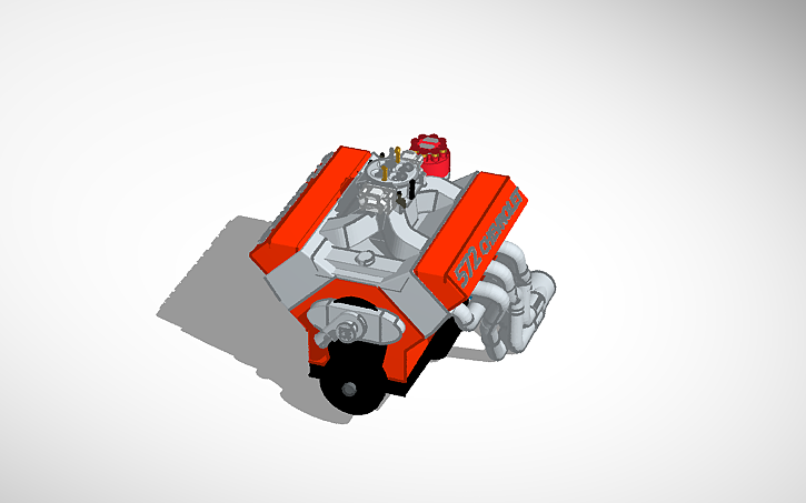 3D design 572 big block chevy - Tinkercad