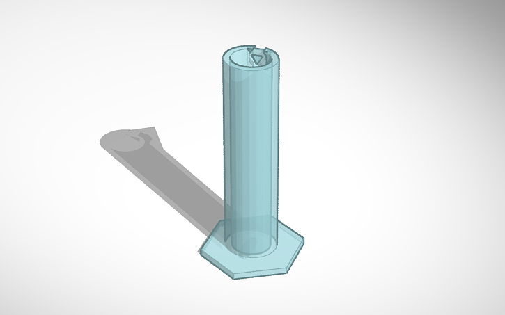 3D design Graduated Cylinder - Tinkercad