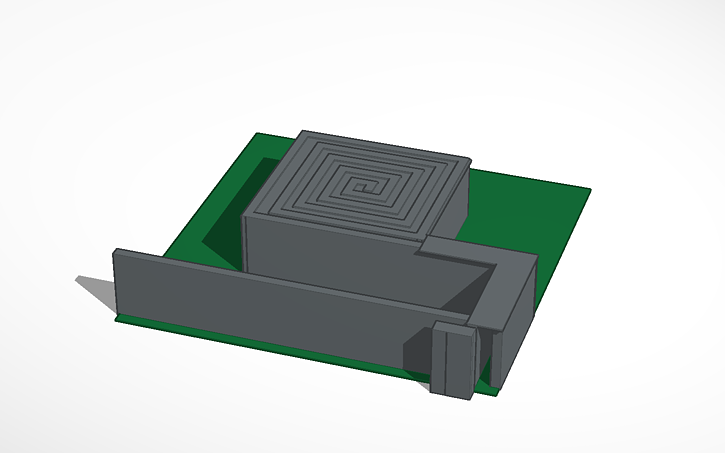 3D design maze swirl 1 | Tinkercad