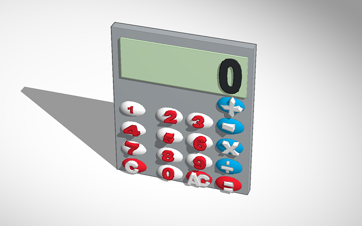 3d Design Calculator Tinkercad