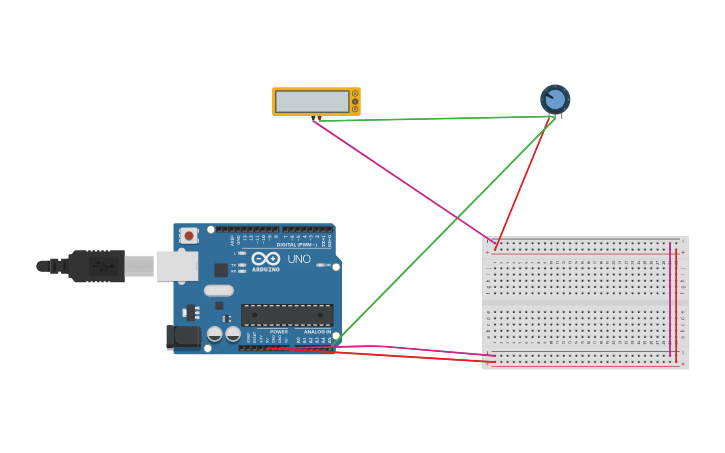 Circuit design AnalogReadSerial_SRCM - Tinkercad