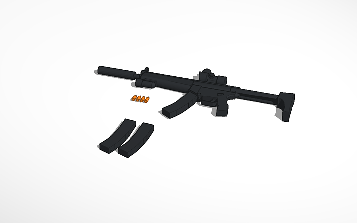 3D design Spec Ops MP5 (Original) - Tinkercad