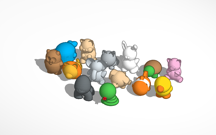 3D design Small Animals - Tinkercad