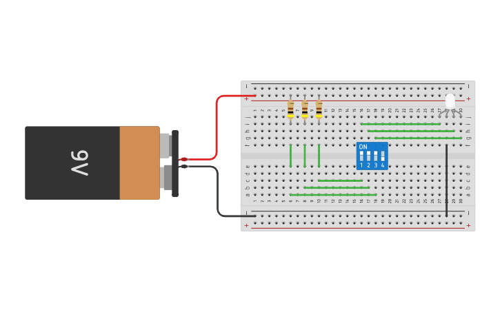 Circuit Design Задача 4 Tinkercad