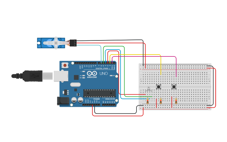 Circuit design week 13 level 3 - Tinkercad