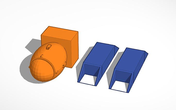 3D design atomic bomb - Tinkercad
