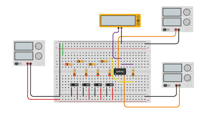 Circuit Design Dac R 2r Tinkercad