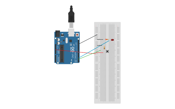 Circuit design Practica 1 Arduino(Tpr) - Tinkercad
