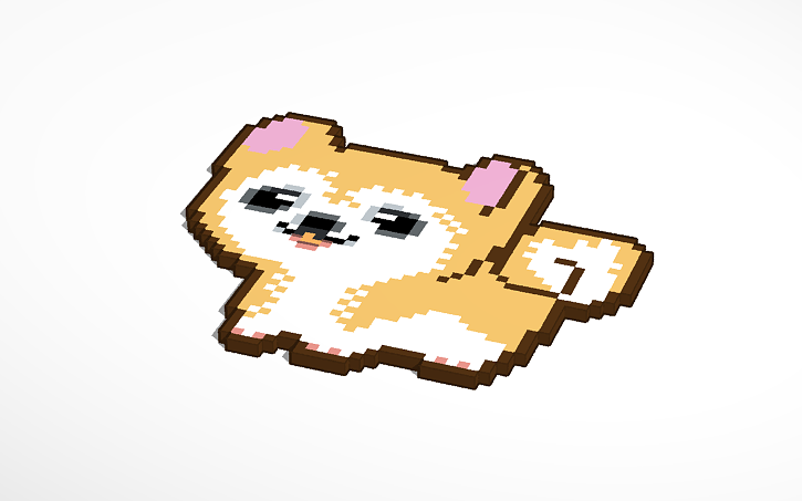 3D design DOG - Tinkercad