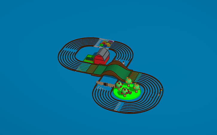 3D design Crazy 8 Racing 3! Fun at the Farm! - Tinkercad