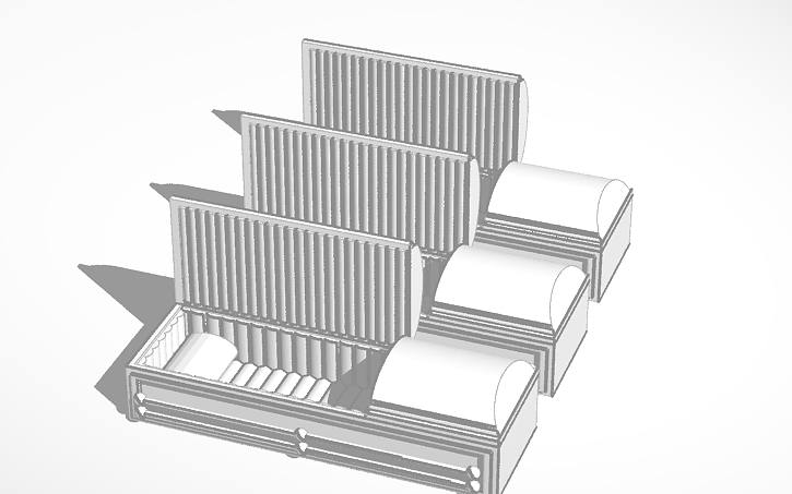 3D design Coffin Caskets - Tinkercad