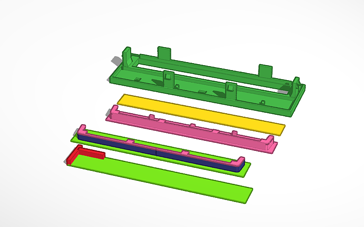 3D design Optical Drive Bezel Plate - Tinkercad