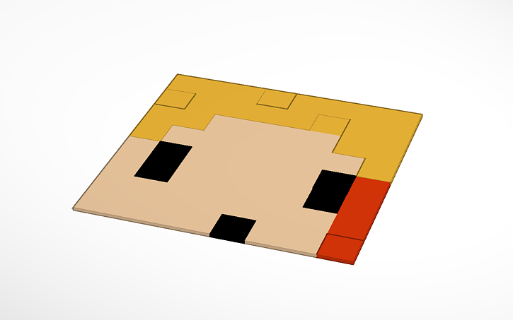 3D design Tewtiy Minecraft Skin | Tinkercad