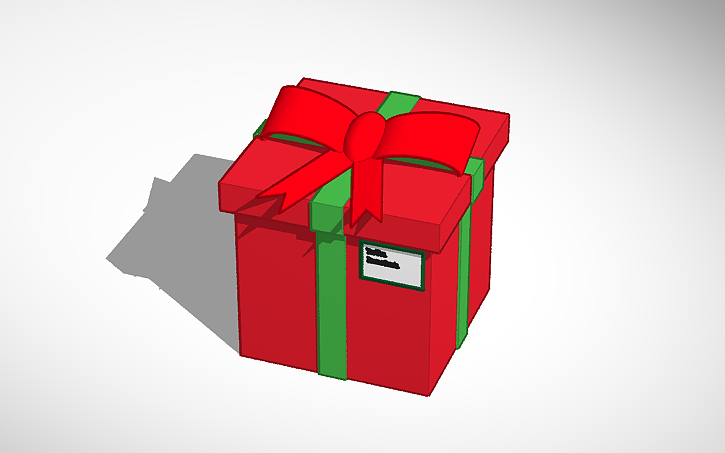 3D design Christmas Present! - Tinkercad
