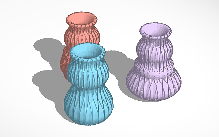 3D design All vases | Tinkercad