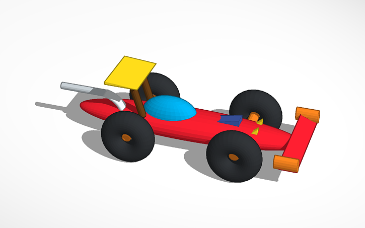3D design formula 1 - Tinkercad