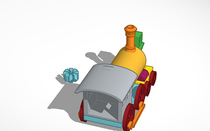 3D design train (the timespinner express) - Tinkercad