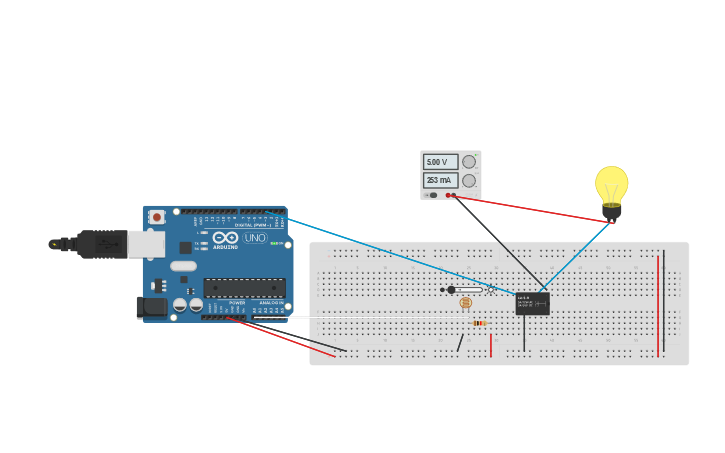Circuit design Sensor Integration | Tinkercad Circuit design Sensor Integration | Tinkercad