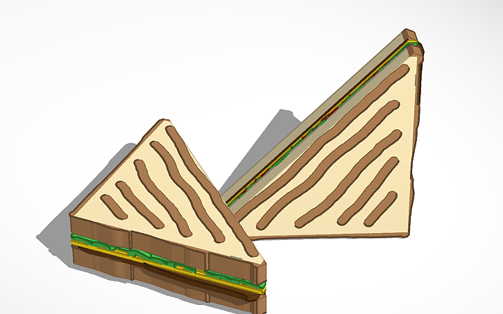 3D design Sandwich - Tinkercad