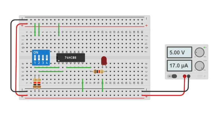Circuit Design Basic Logic Gates Tinkercad