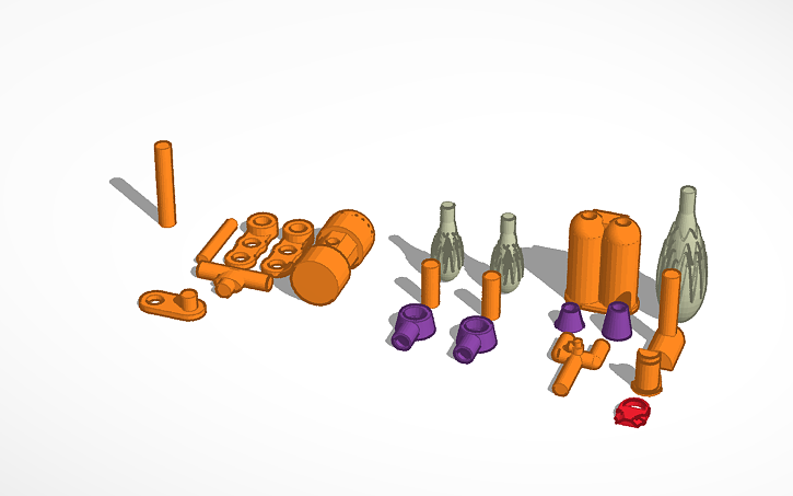 3D design Pyro Weapons - Tinkercad