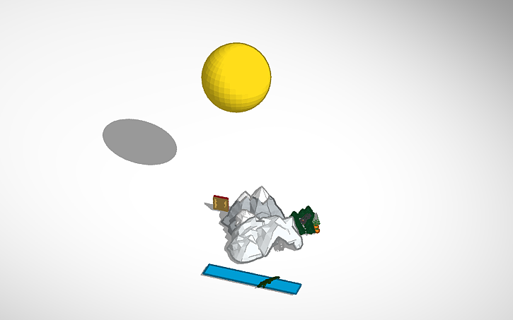 3D design Landscape - Tinkercad