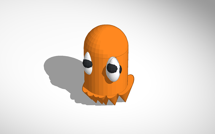 3D design Pac-Man Ghost | Tinkercad
