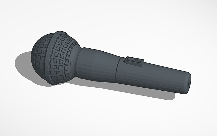 3D design Mic - Tinkercad