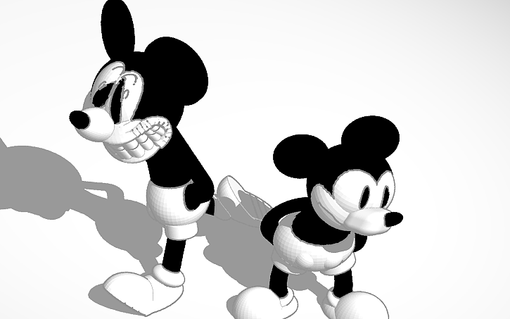 3D design Sad Mice Part 1 - Tinkercad