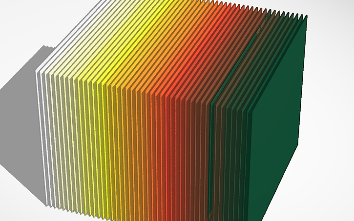 3D design colors illusion - Tinkercad