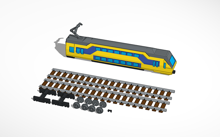 3D design train - Tinkercad