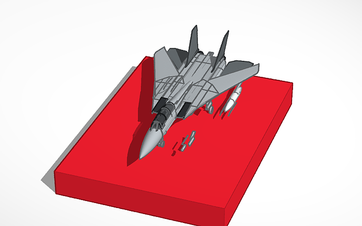 3D design Copy of F14-Tomcat - Tinkercad
