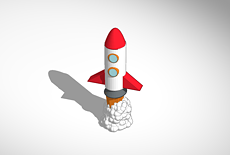 3D design Rocket | Tinkercad