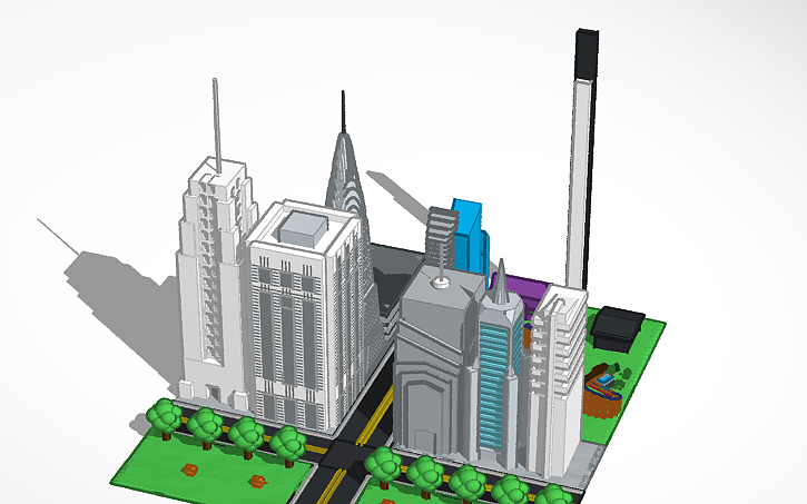 3D design Rafay’s Modern City - Tinkercad