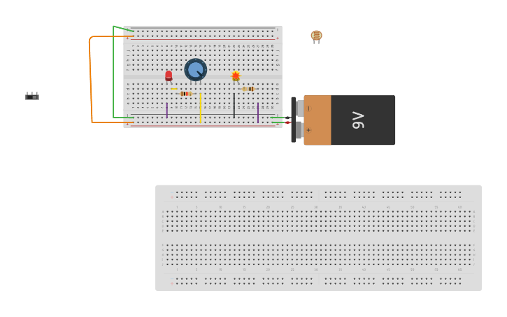 Circuit Design Potentiometer And Led Light Regulator Tinkercad