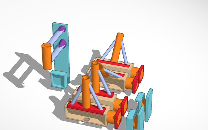 3D design Shelf brackets using 3x1 & rope | Tinkercad