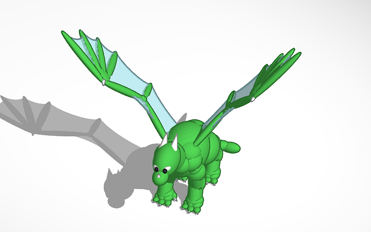3D design Dragon 1.0 - Tinkercad