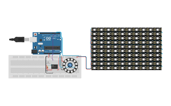 Circuit design Screen - Tinkercad