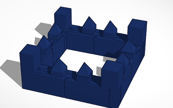 3D design castle | Tinkercad