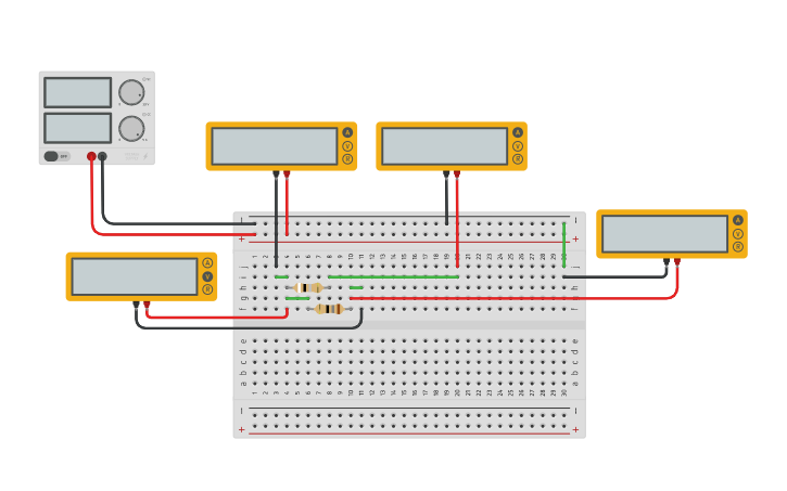 Circuit design ECC Circuito Paralelo | Tinkercad