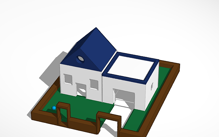 3D design Casa - Tinkercad