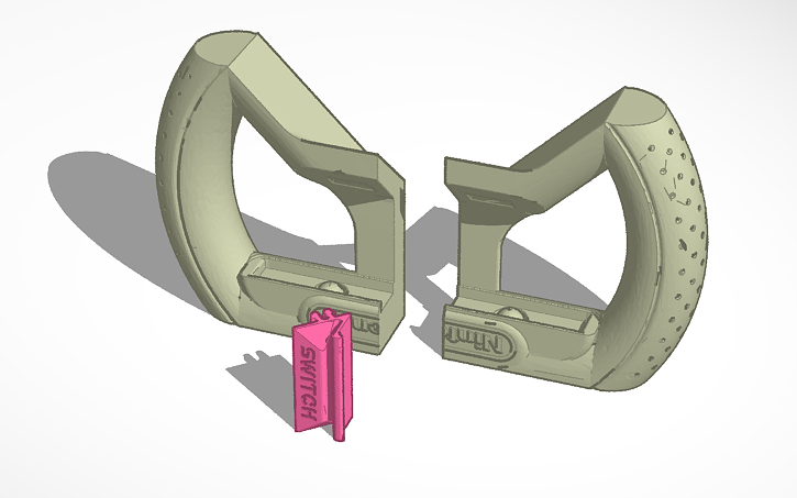 3D design Nintendo Switch Mario Cart Steering Wheel Part A & B ...