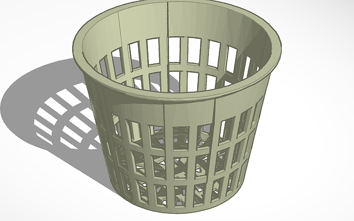 3D design Net Pot - Tinkercad
