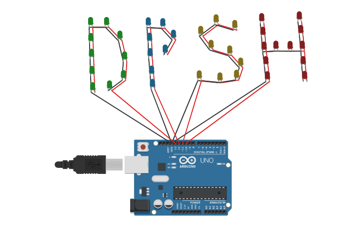Circuit design DPSH - Tinkercad